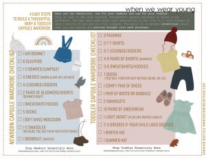 4 Easy Steps to Building A Mindful Baby Wardrobe - Michelle Little ...